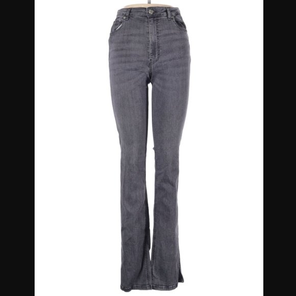 Zara | Jeans | Zara Split Skinny Grey Jeans | Poshmark